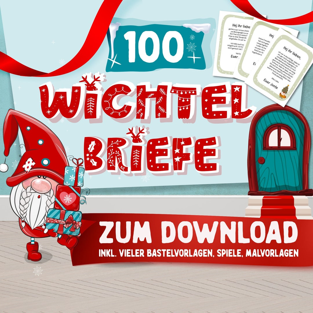 Secret Santa Letters and Craft Templates to Print Out for the Secret ...