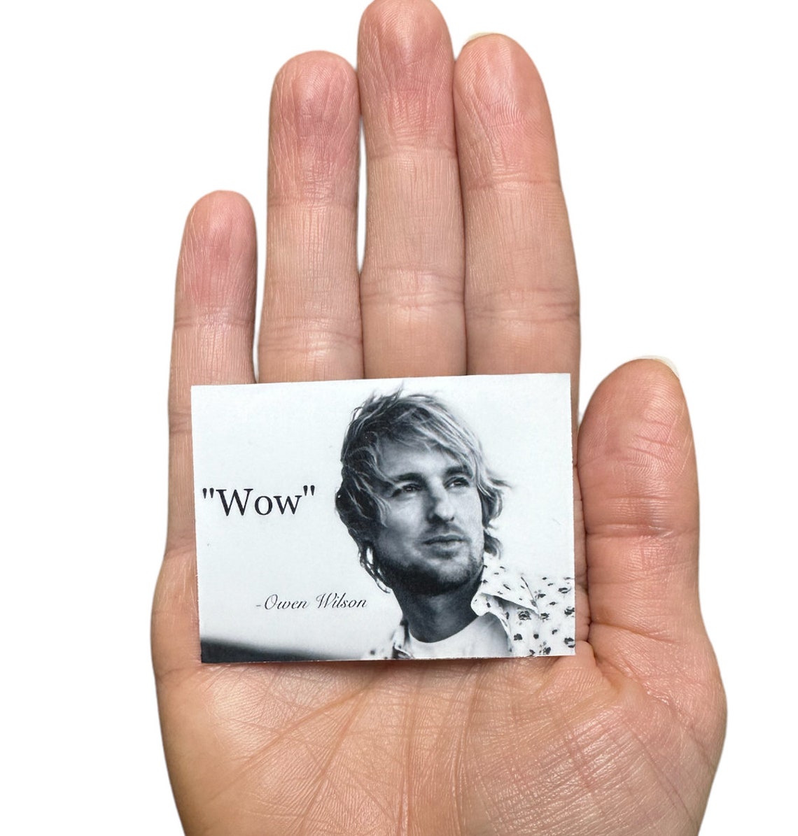 Owen Wilson "wow" Vinyl Sticker - Etsy