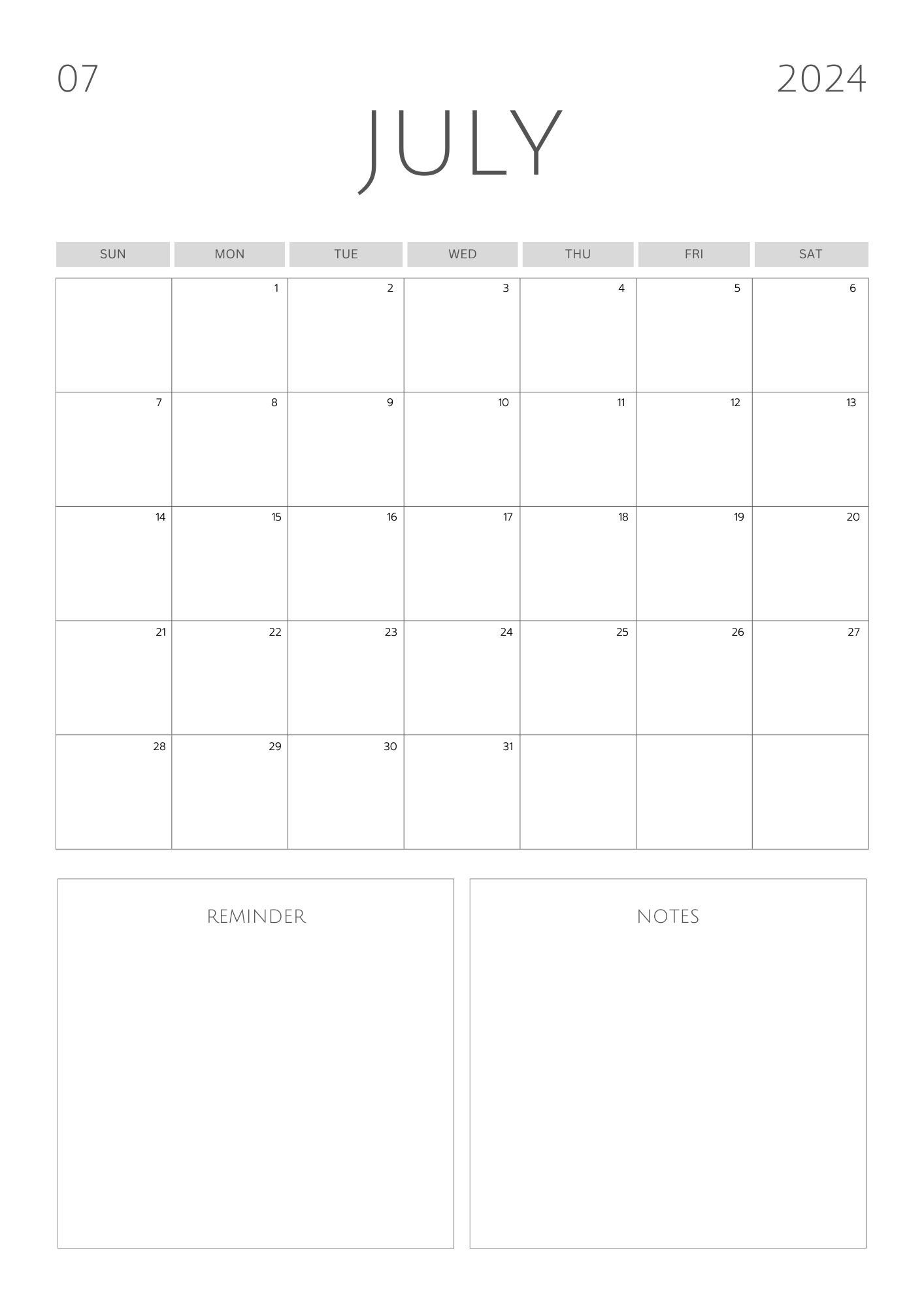 2024 Overview Calendar - Etsy