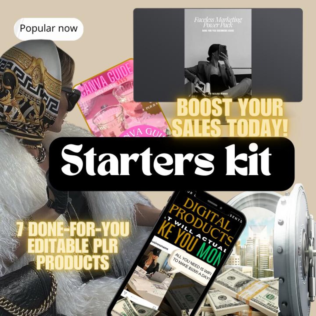 Digital Marketing Starter Kit With Master Resell Rights | Master Resell ...