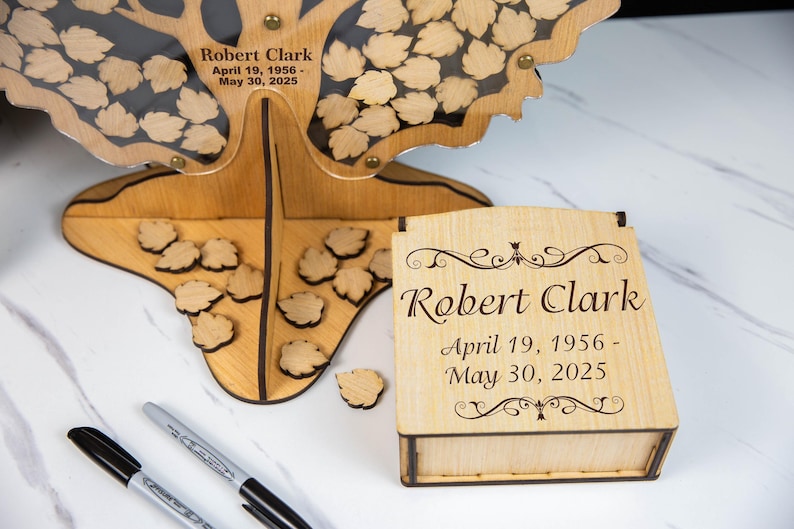Personalized Guest Book for Celebration of Life, Memorial Tree ...