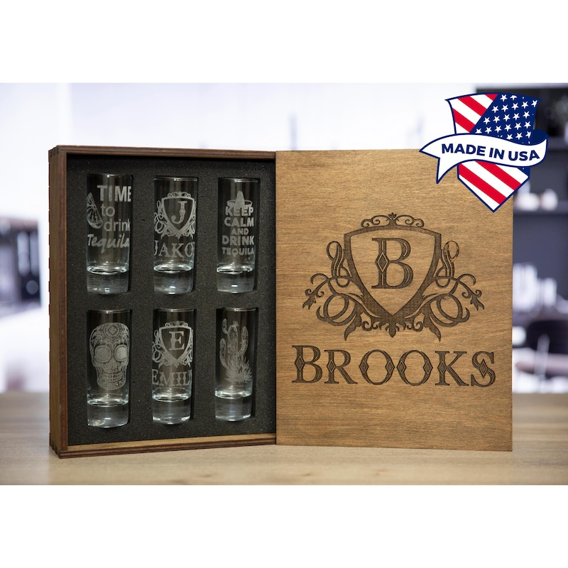 Custom Shot Glasses - Etsy