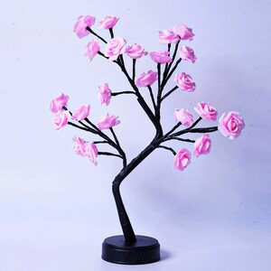 Table Rose Flower LED Tree A Blossoming Gift for Every Occasion Gifts ...