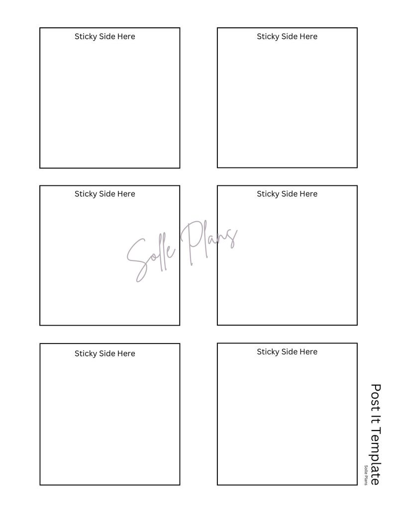 Christmas 3x3 Printable Sticky Notes Cute Snowman Xmas Aesthetic ...