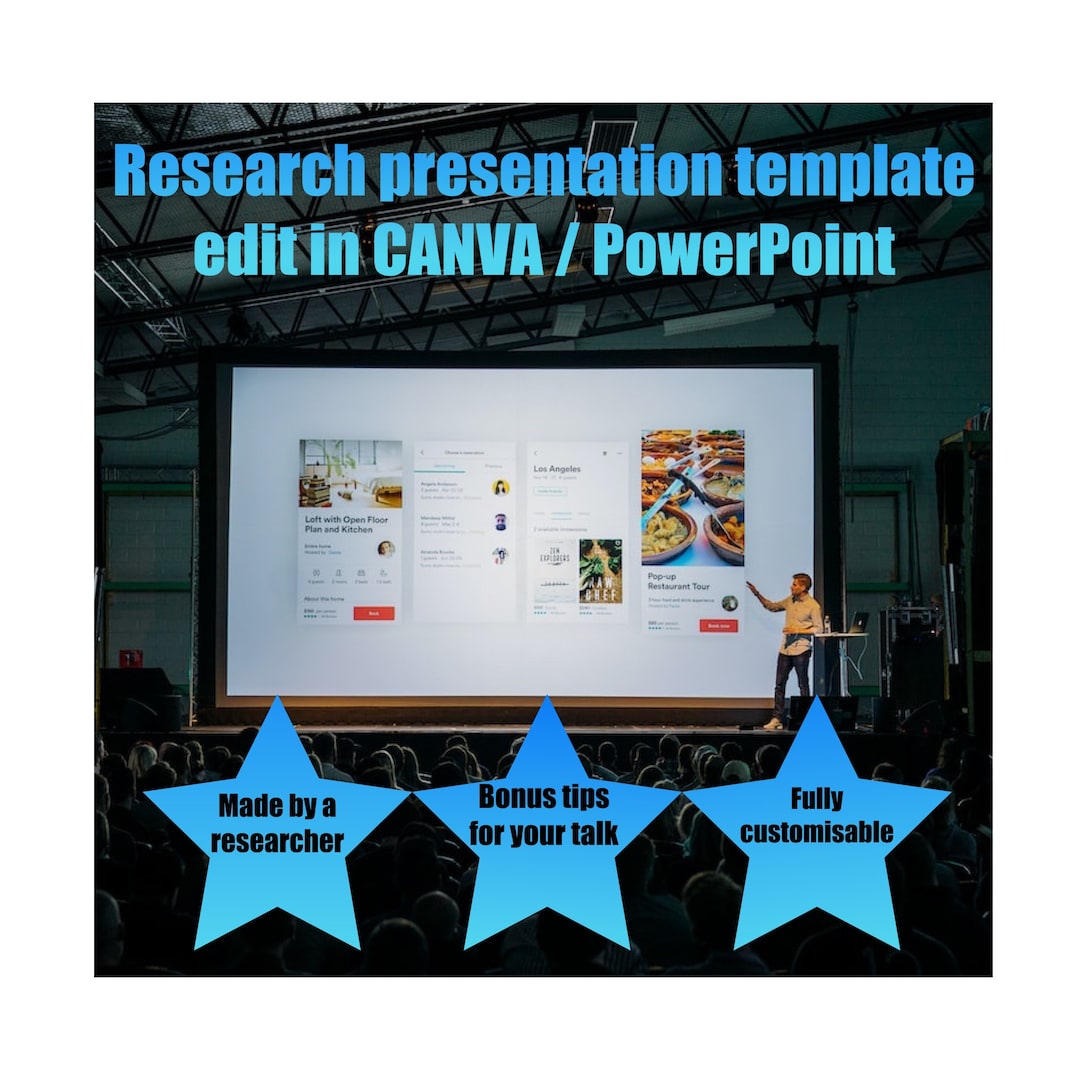 Template Research Presentation, Canva Powerpoint Template, Research ...