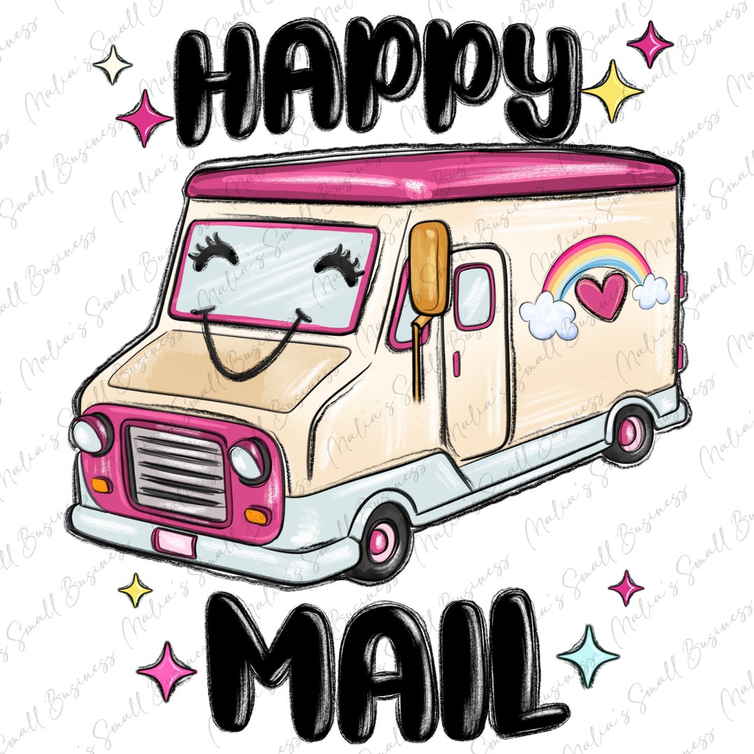 Happy Mail Png Sublimation Design Download, Positive Quotes Png ...