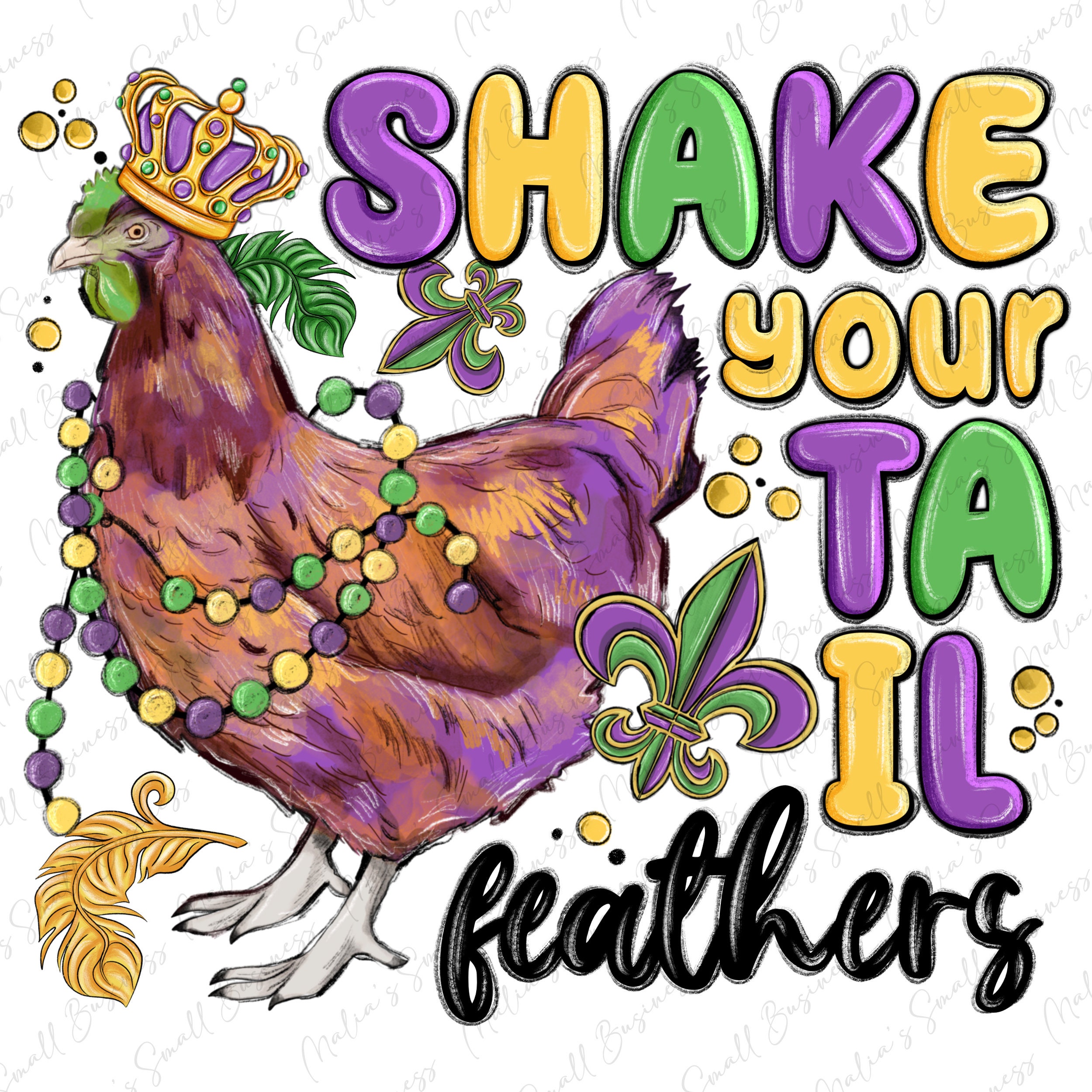 Shake Your Tail Feathers Png Sublimate Designs Download, Mardi Gras Png ...