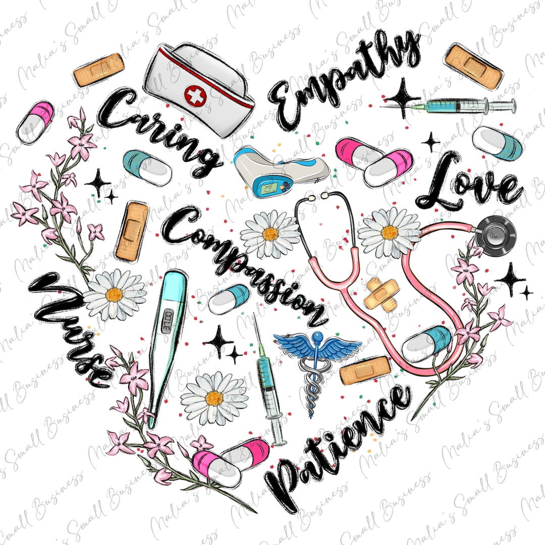 Nurse Png Sublimation Design Download, Nurse Life Png, Nursing Png ...