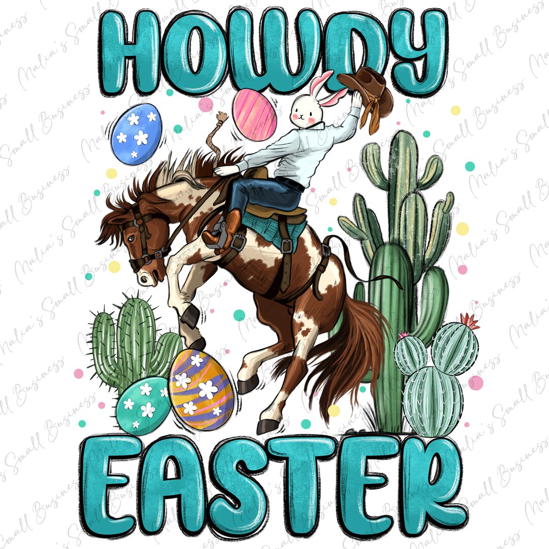 Howdy Easter Png Sublimation Design Download, Easter Day Png, Happy Easter Day Png, Easter Png ...