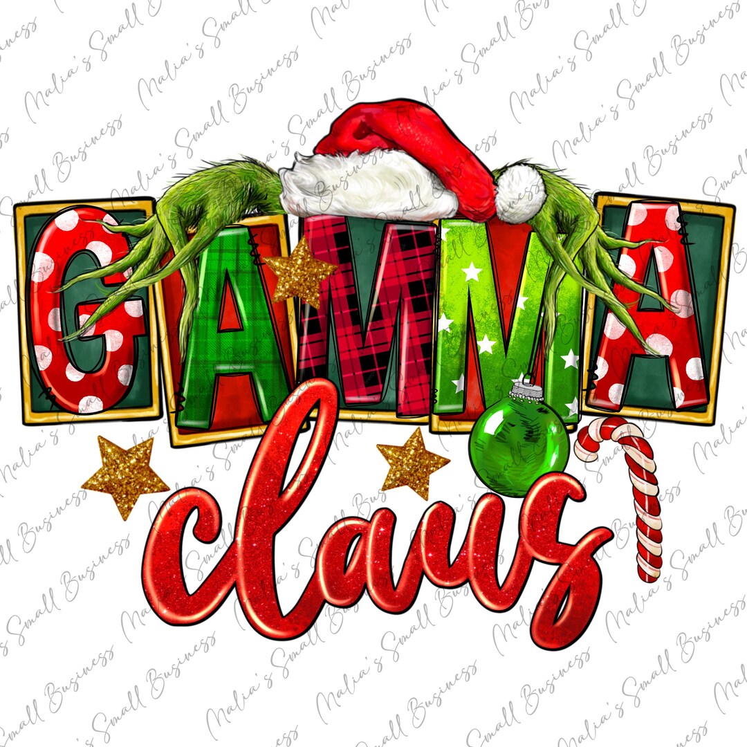 Christmas Gamma Claus Png Sublimation Design Download, Merry Christmas ...