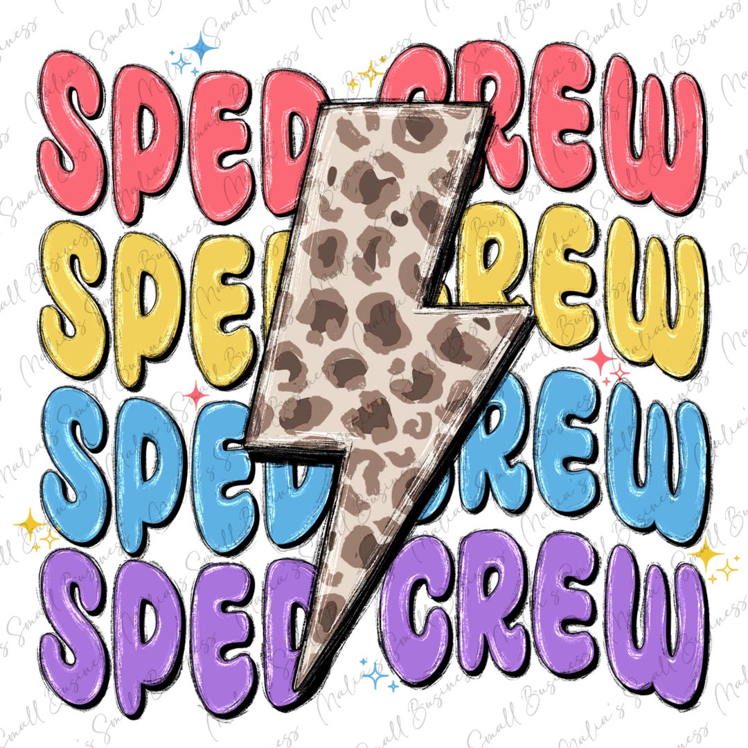 Sped Squad Png Sublimation Design Download, Back to School Png, School ...