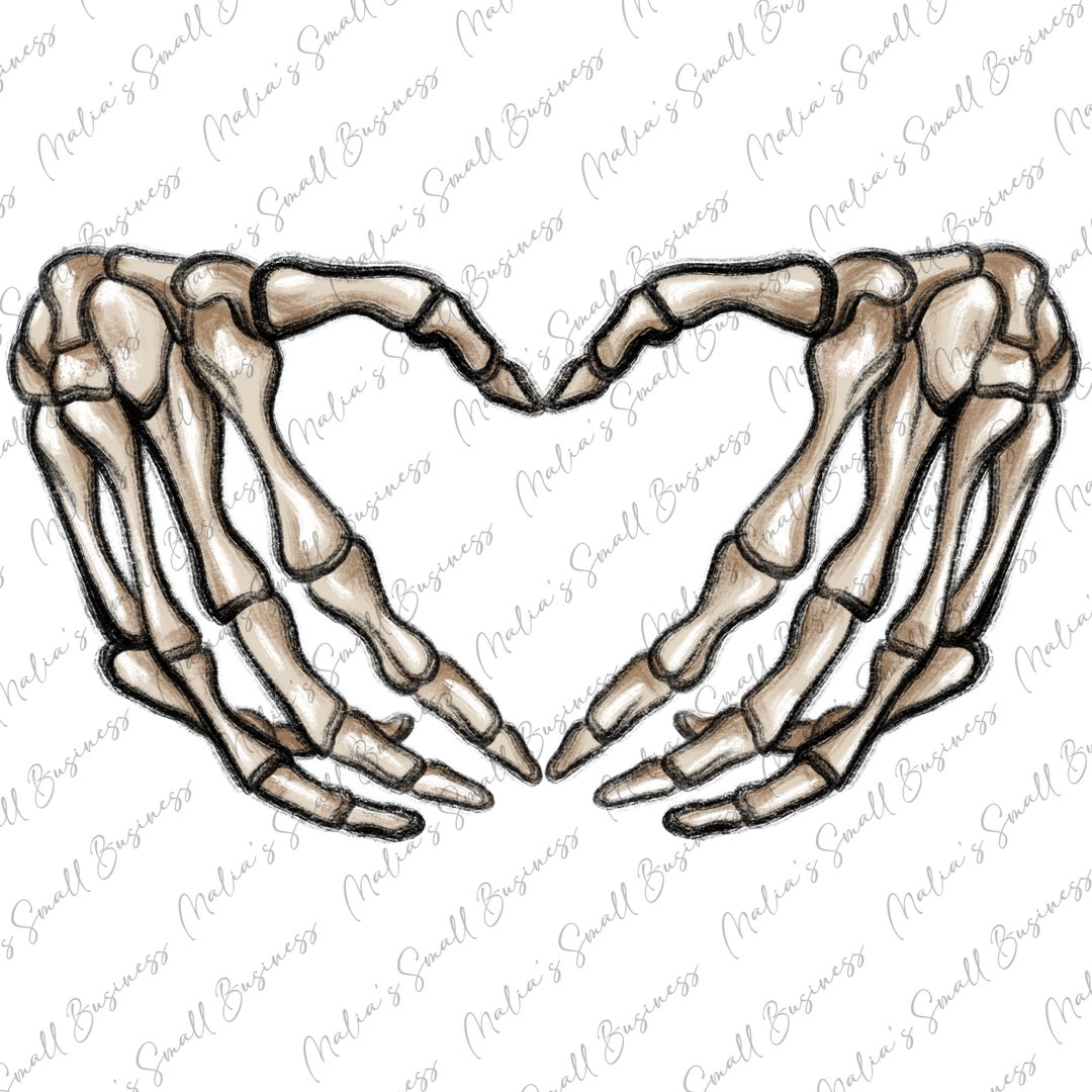 Skeleton Heart Png Sublimation Design Download, Happy Valentine's Day ...