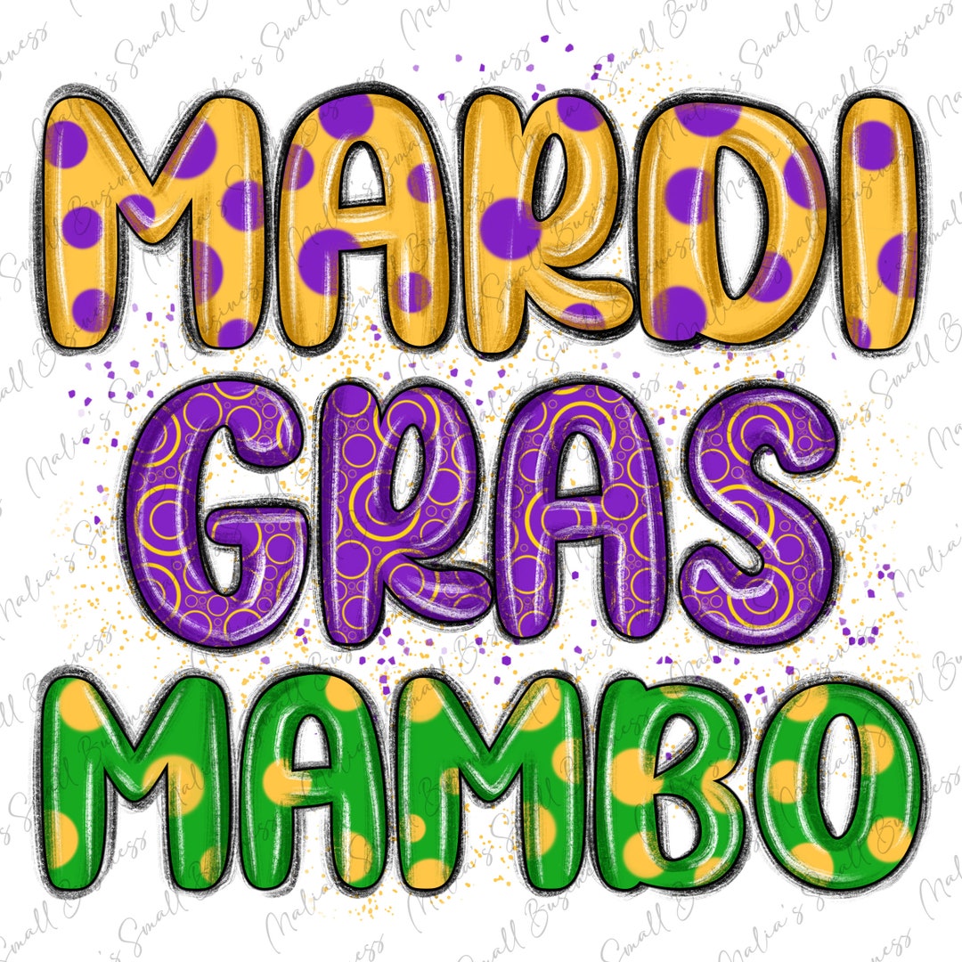 Mardi Gras Mambo Png Sublimation Design Download, Mardi Gras Png, Mardi ...