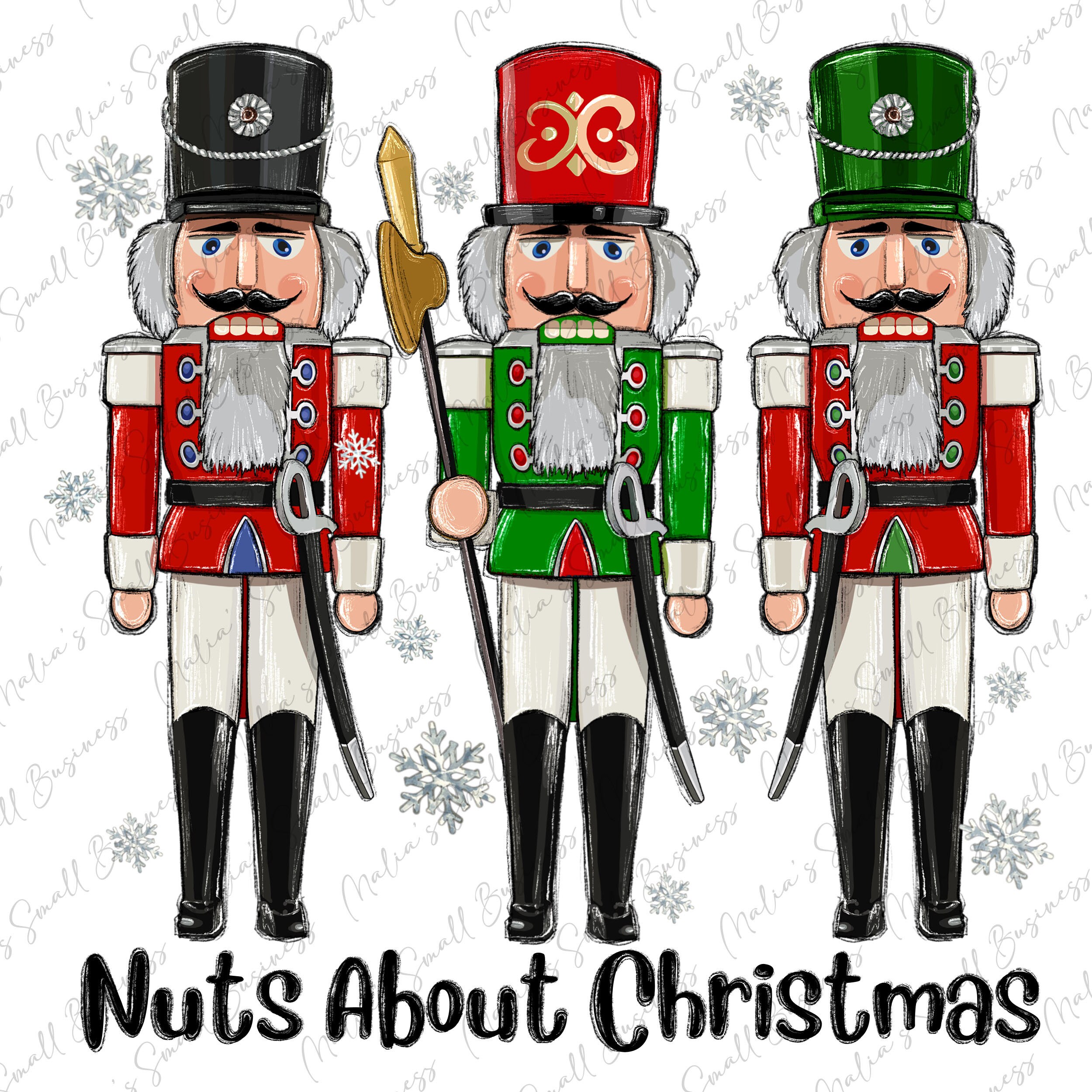 Nutcrackers Png Sublimation Design Download, Christmas Png, Merry ...