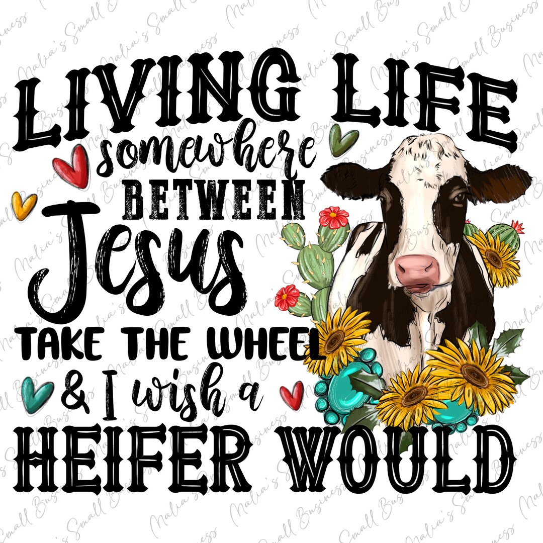 Living Life Somewhere Between Jesus Take the Wheel and I Wish Heifer ...