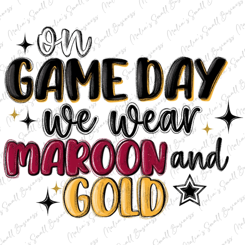 Maroon and Gold - Etsy