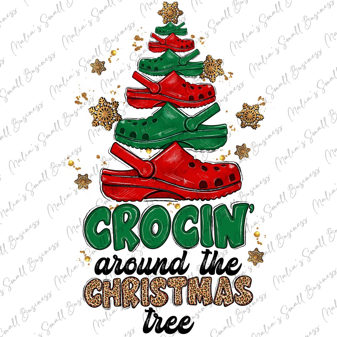 Crocin' Around the Christmas Tree Png Sublimation Design Download ...