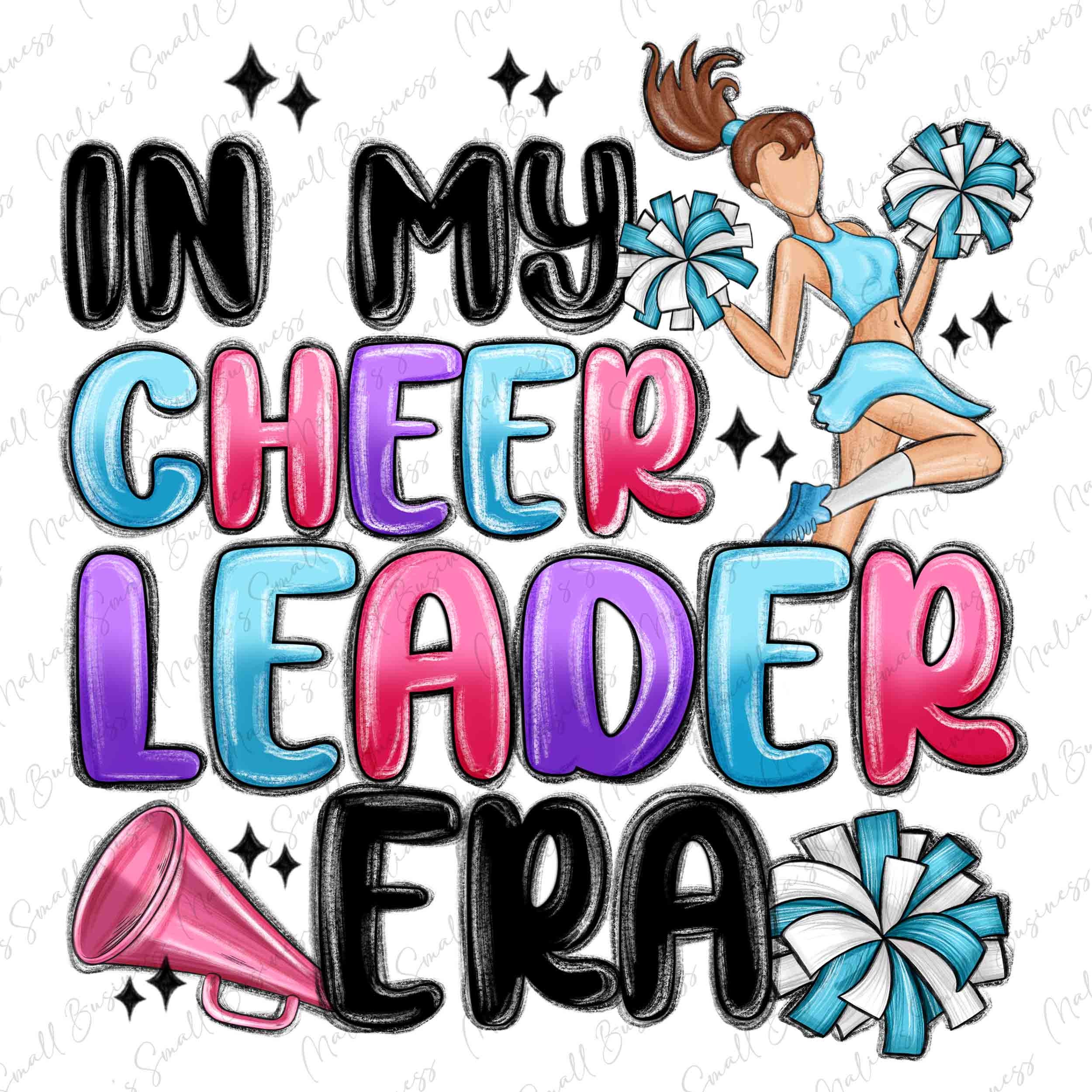 In My Cheer Leader Era Png Sublimation Design Download, Team Color Png ...
