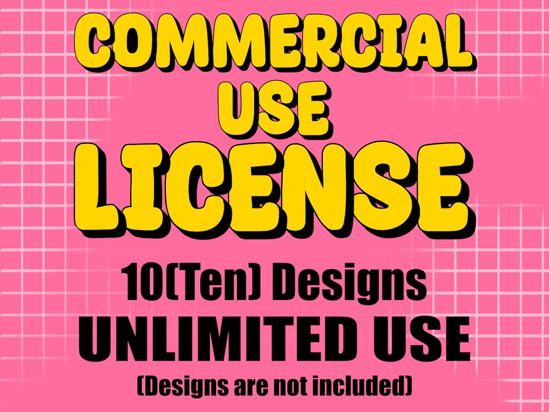 Commercial Use License for Small Businesses and Physical Products ...