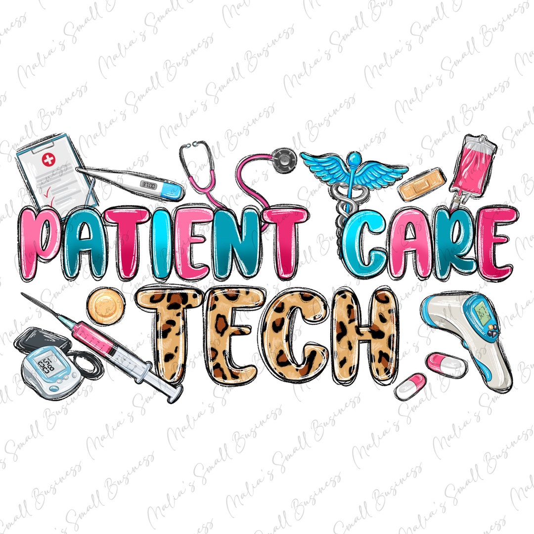 Patient Care Tech Png Sublimation Design Download, Nurse Life Png ...