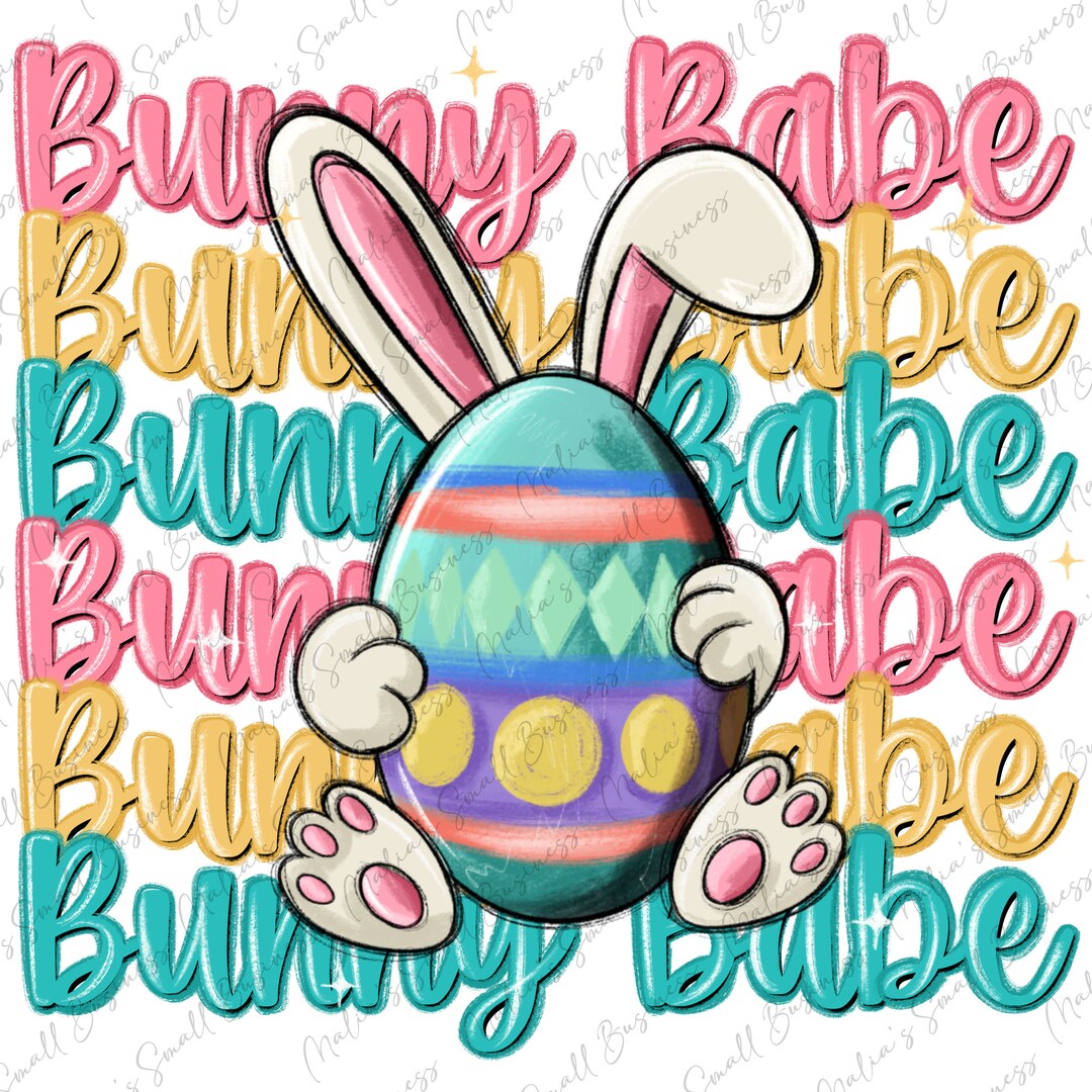 Bunny Babe Png Sublimation Design Download, Easter Day Png, Easter ...