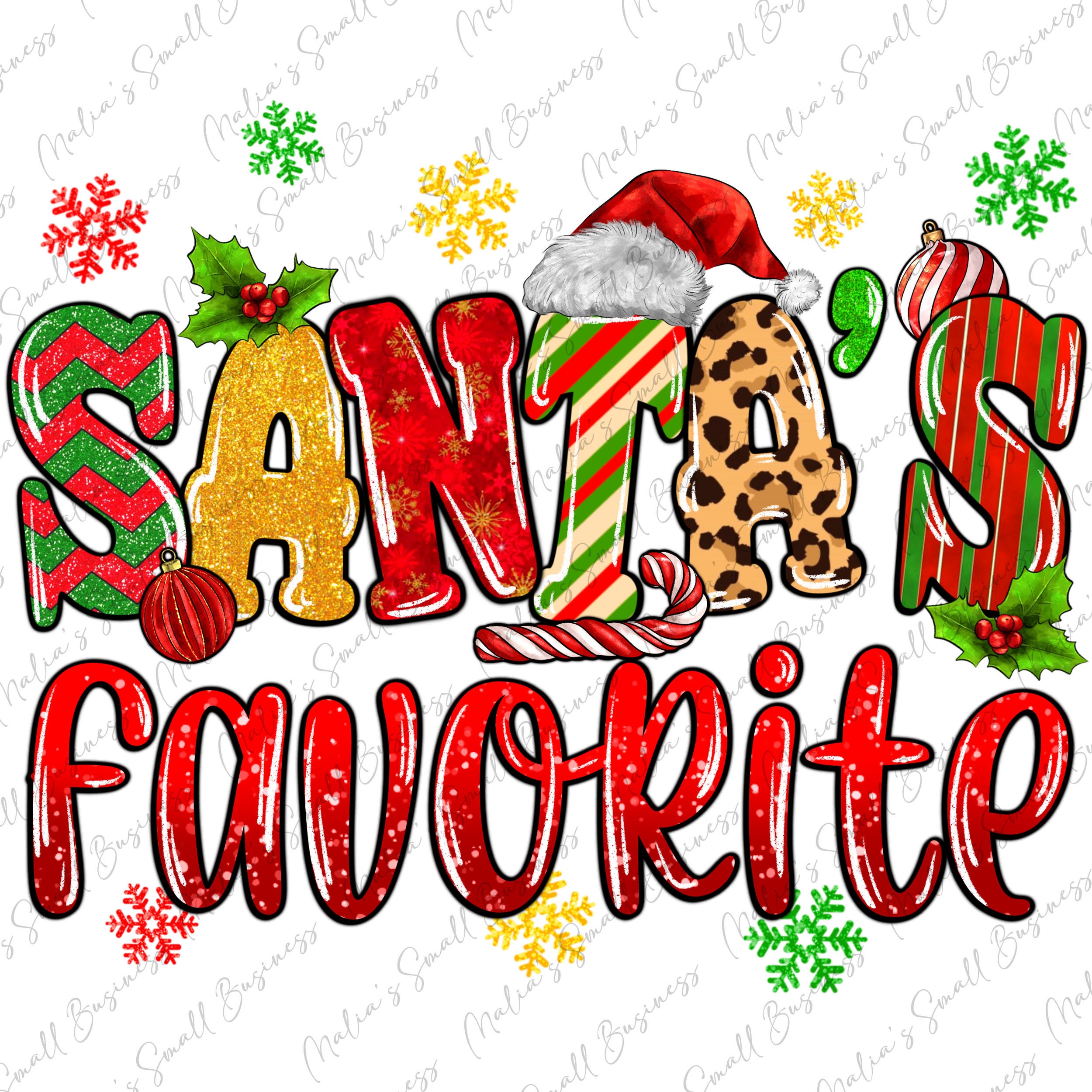 Santa's Favorite Png Sublimation Design Download, Santa Claus Png ...