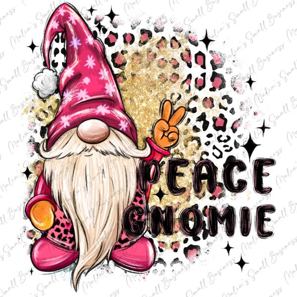 Peace Gnome Png - Etsy