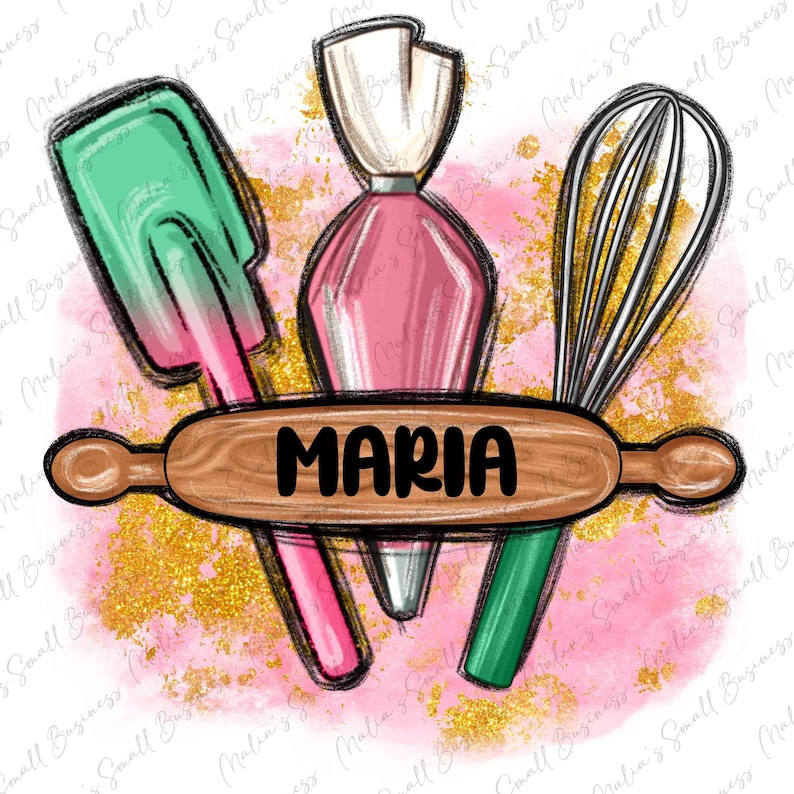 Personalized Kitchen Elements Png Sublimation Design Download, Kitchen ...