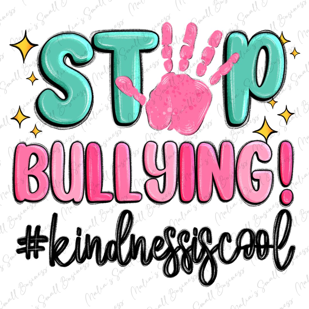 Stop Bullying Kindness is Cool Png Sublimation Design Download, Be Kind ...