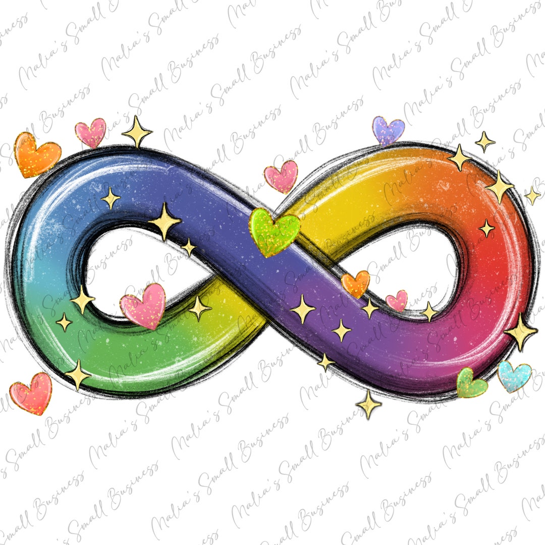 Infinity Symbol Autism Png Sublimation Design Download, Autism ...
