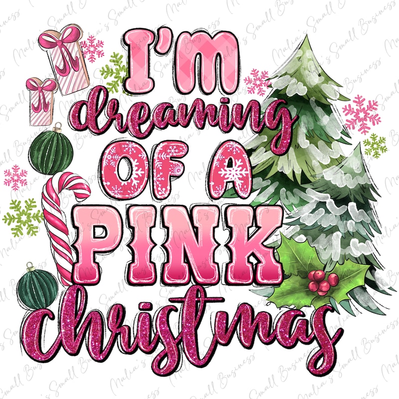 Pink Christmas - Etsy