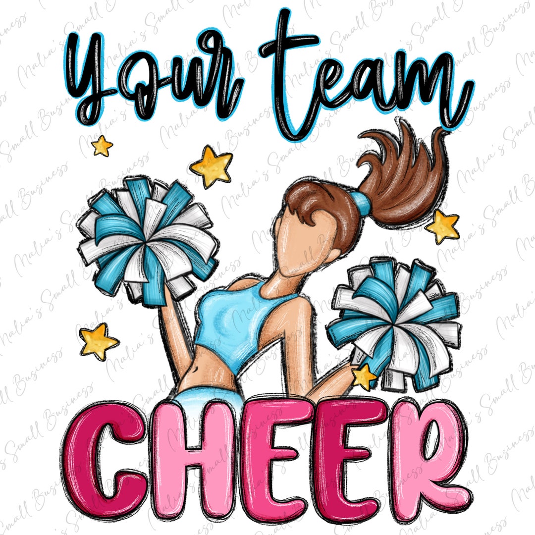 Personalized Cheer Png Sublimation Design Download, Team Color Png ...