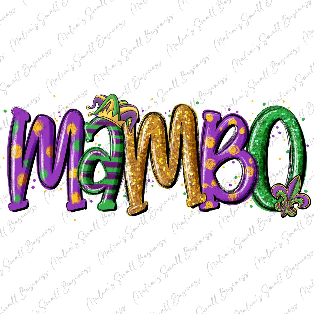 Mardi Gras Mambo Png Sublimation Design Download, Mardi Gras Png, Mardi ...