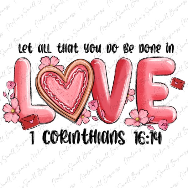 1 Corinthians 16 14 - Etsy