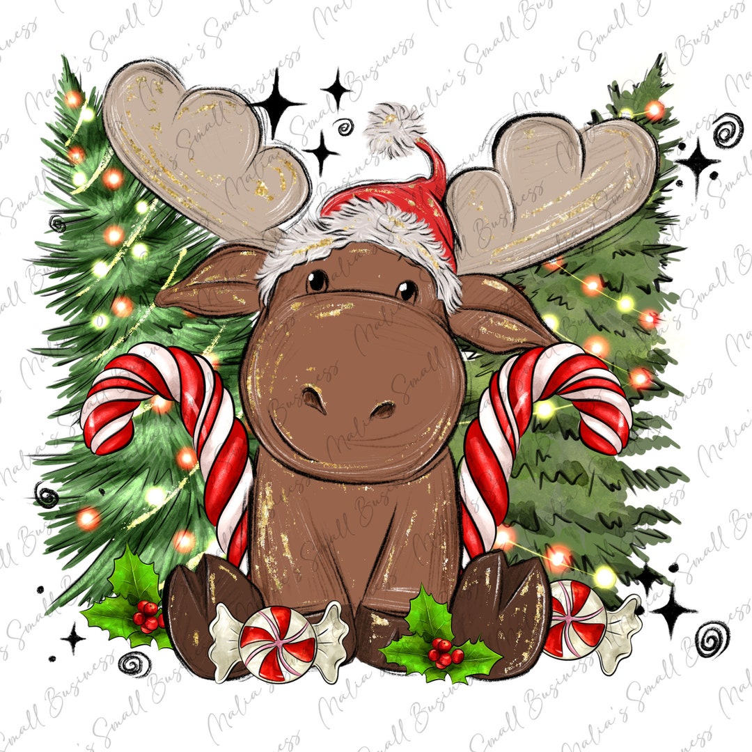 Christmas Reindeer Png Sublimation Design Download, Christmas Vibes Png ...