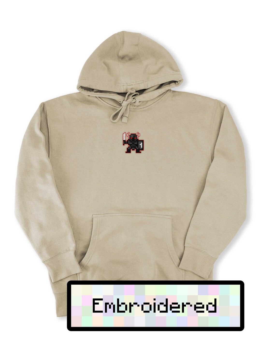 Oryx Realm of the Mad God Embroidered Pixel Art Hoodie - Cross-stitch ...