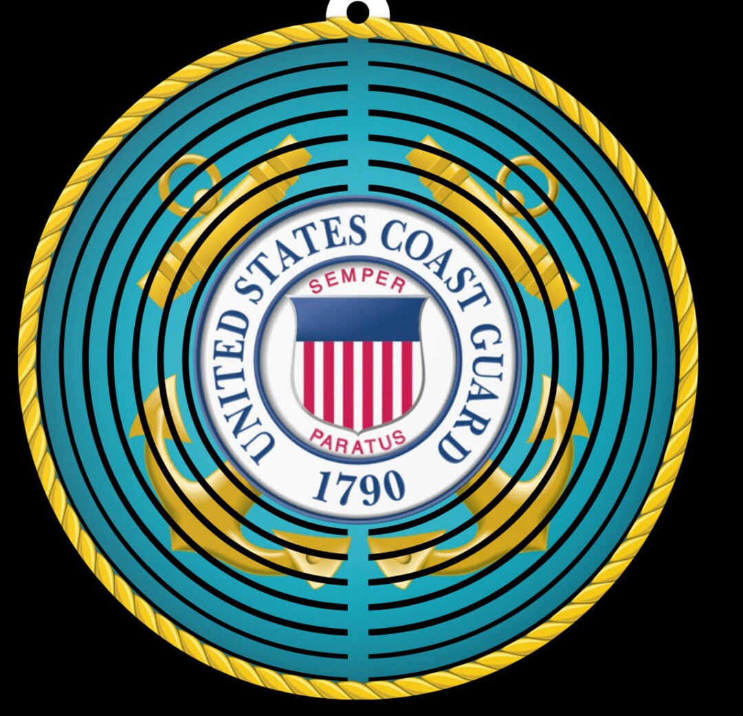 US Coast Guard Wind Spinner - Etsy