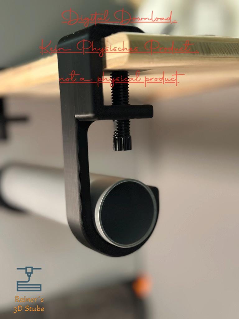 3D Printed Table Clamp for Diamond Painting – Large Version (digital ...