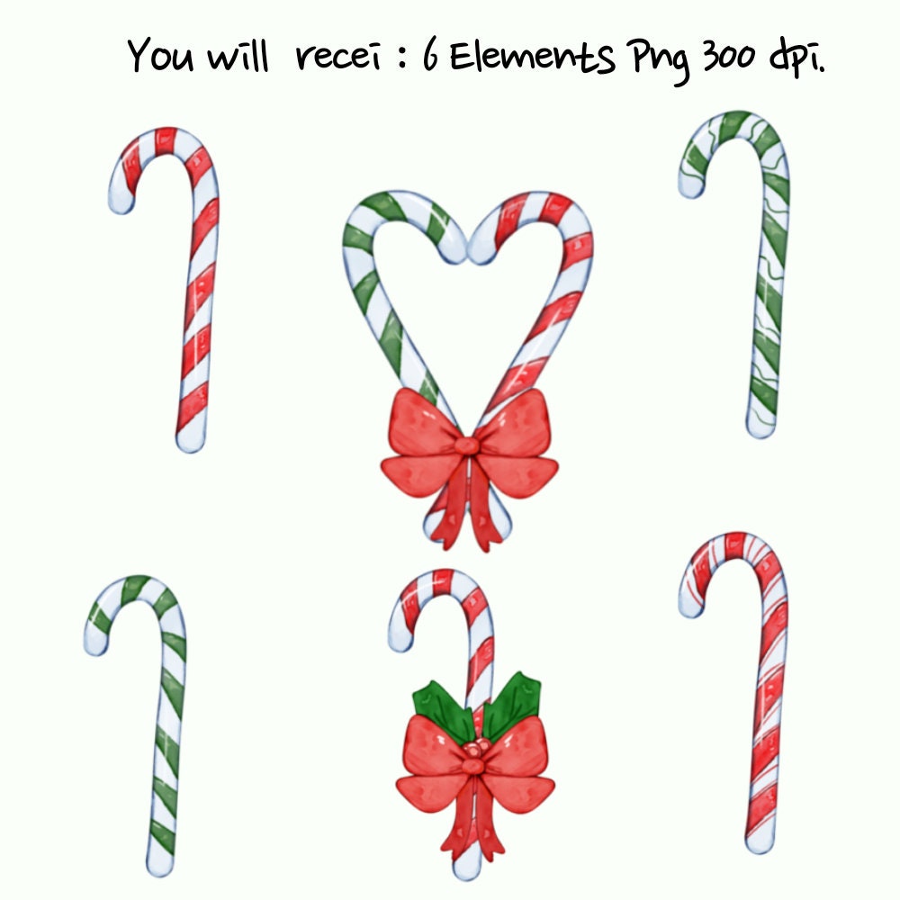 Candy Clipart, Christmas Candy PNG, Candy PNG, Christmas Sweets Clipart ...