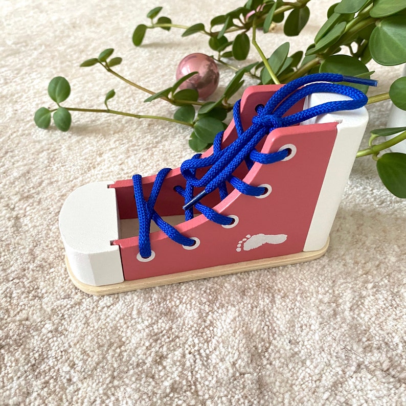 Shoe Tying Practise Montessori Training Toy Shoe Lacing Game - Etsy
