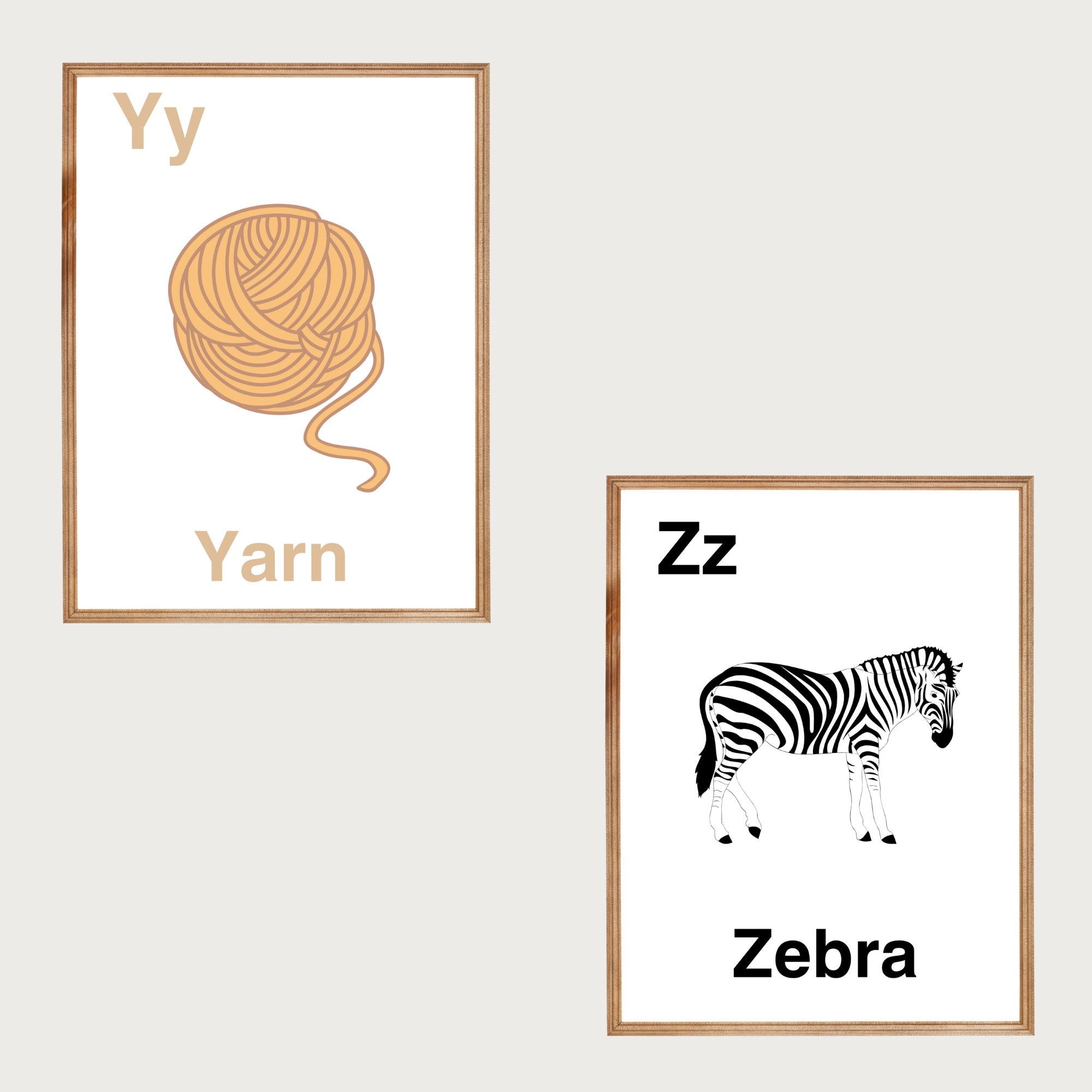 Alphabet Posters Alphabet Wall Poster Educational Posters School Poster ...