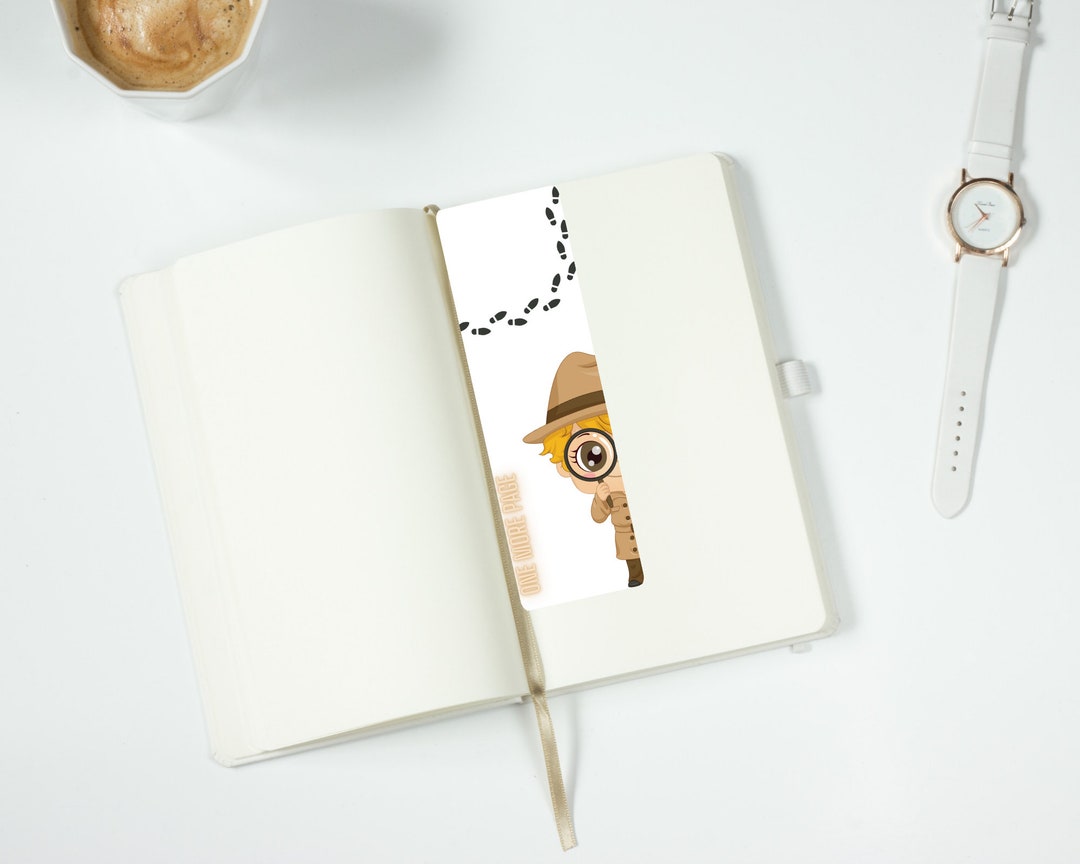 10 Printable Detective Bookmarks - Etsy Canada