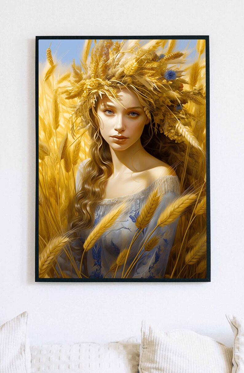 Demeter Poster Instant Download Demeter Harvest's Goddess Wall Art ...