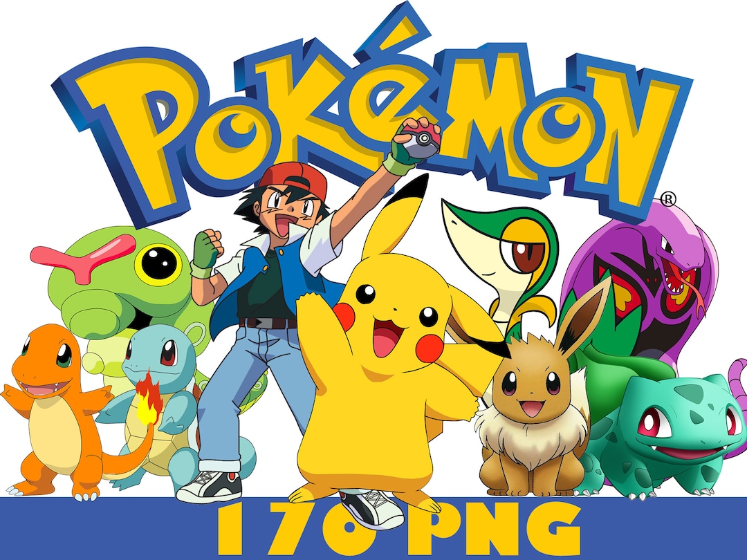 Pokemon PNG, Pokemon PNG Clipart, Pikachu PNG Clipart, Pokemon Birthday ...