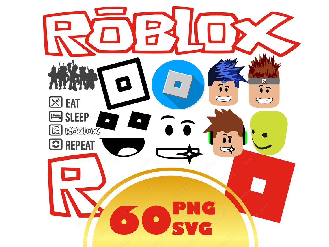 Roblox PNG SVG, Roblox PNG Clipart, Roblox Svg, Clipart Roblox Birthday ...