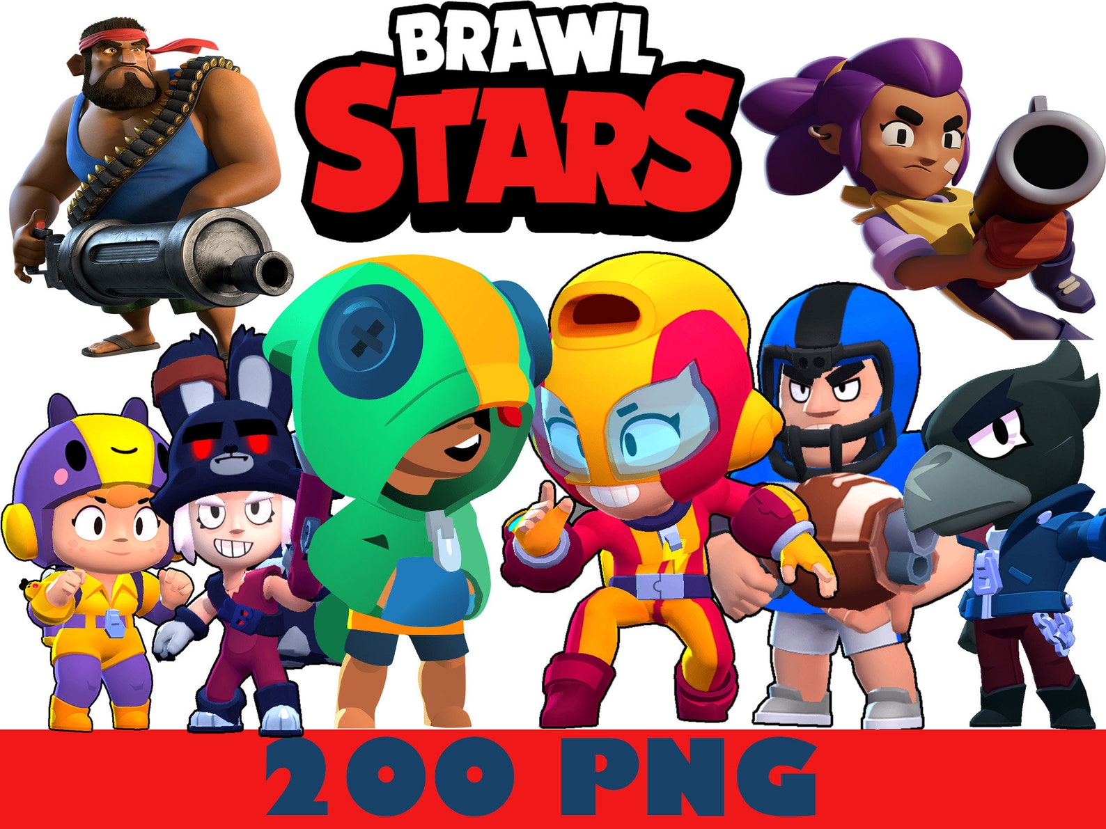 Brawl Stars PNG, Brawl Stars PNG Clipart, Brawl Stars Cumpleaños, Brawl ...
