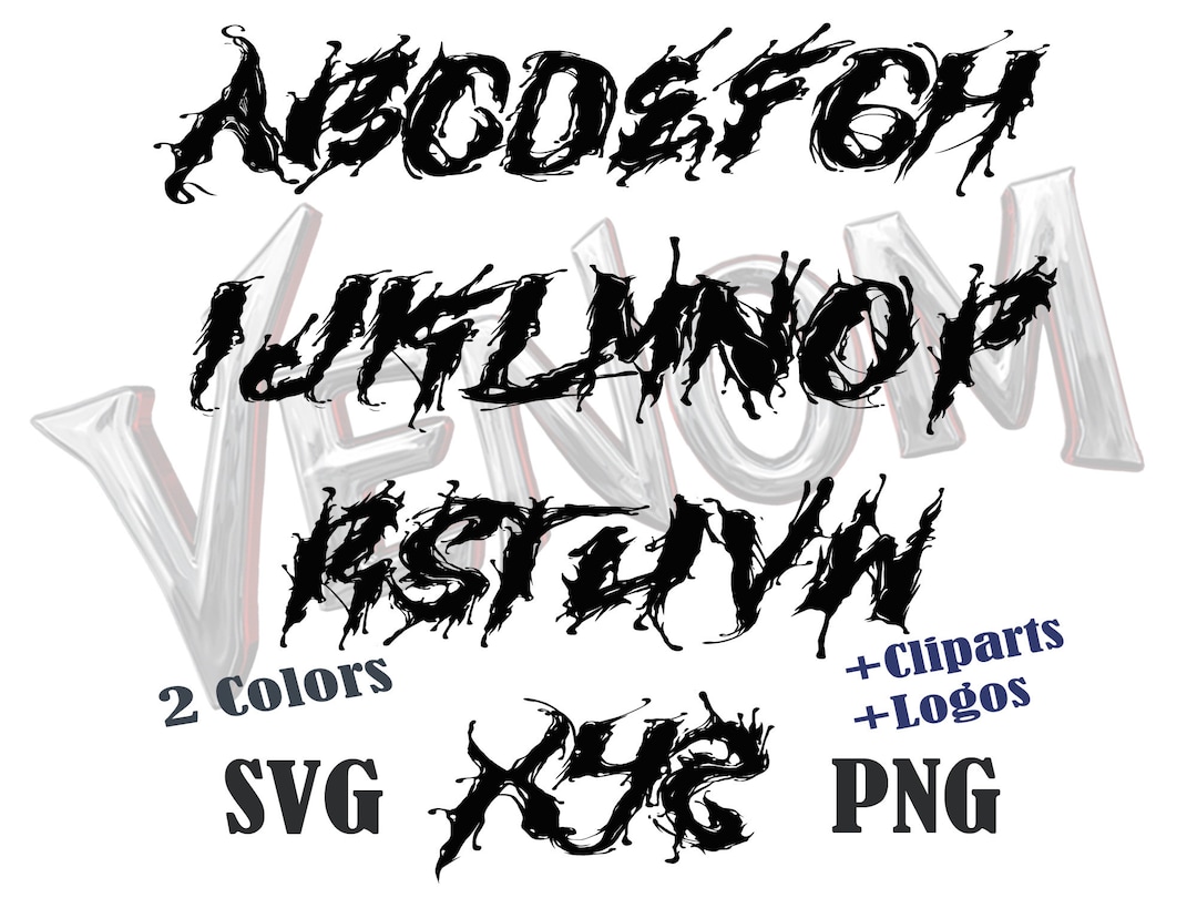 Venom Font, Venom Alphabet Svg, Venom Font Svg, Venom Font, Venomy Svg ... Venom Font, Venom Alphabet Svg, Venom Font Svg, Venom Font, Venomy Svg ...