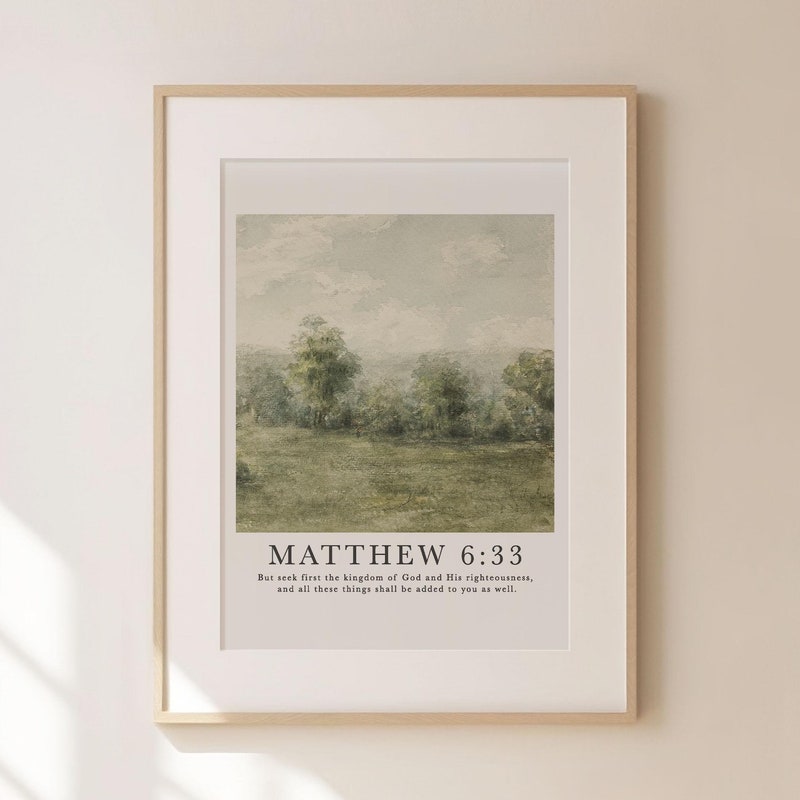 Matthew 6 33 - Etsy