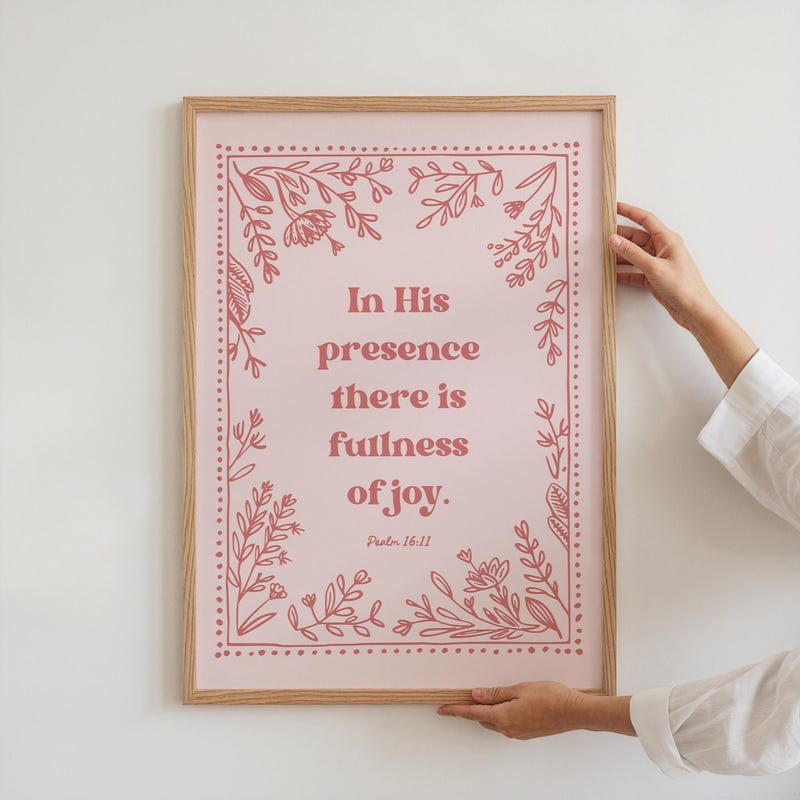 In His Presence is Joy - Etsy