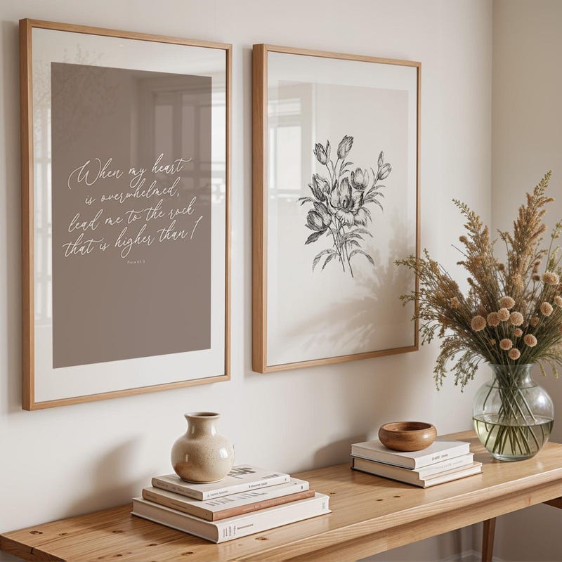 Rustic Christian Wall Art - Etsy